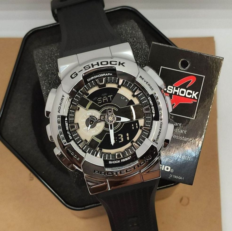 New Mens's Watch GA 110 / GA-110-1B / GA110 Dual-Time Navy Military ...