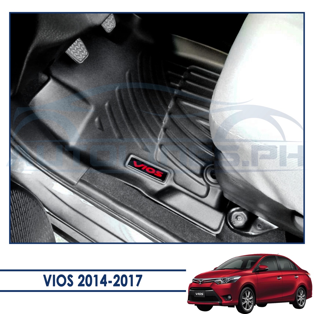 Genuine VIOS 2014 - 2017 SUPERMAN FLOOR LINER DEEP DISH MATTING | Lazada PH
