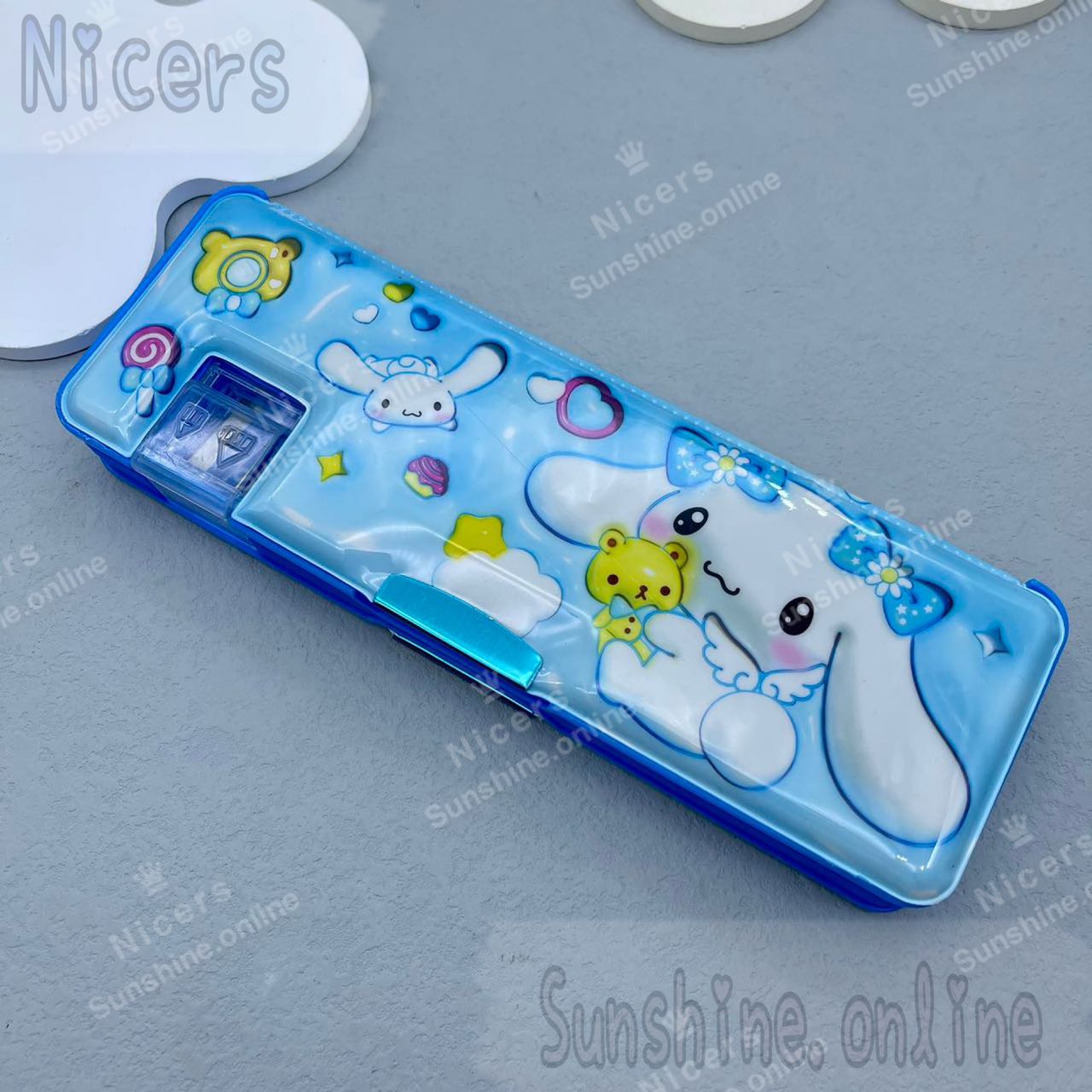 QC-667 Sanrio Design Pencil Case Pencil Box Double Sided Magnetic Snaps ...