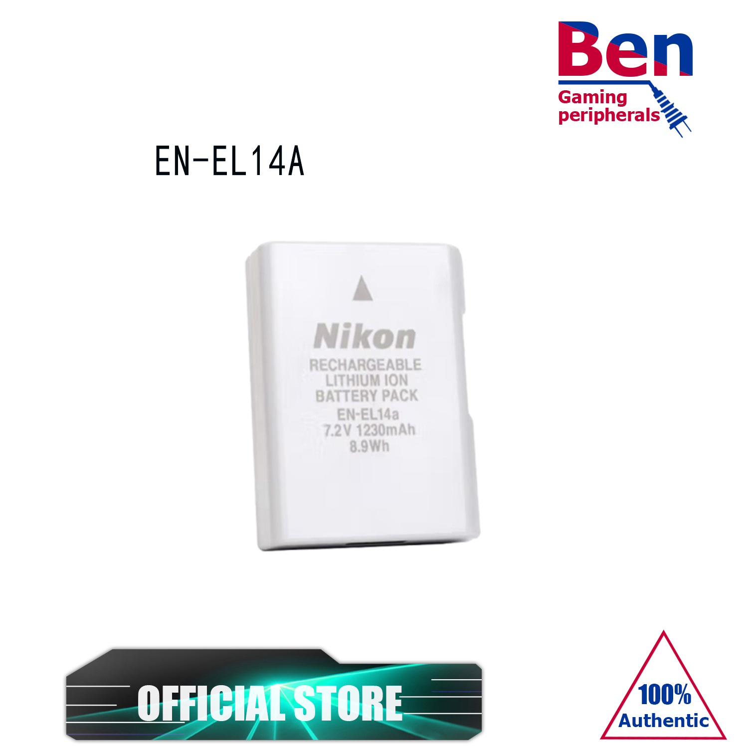 Nikon EN-EL14a battery D5300 D5200 D5600 D5100 D3200 D3200 D3500 camera ...