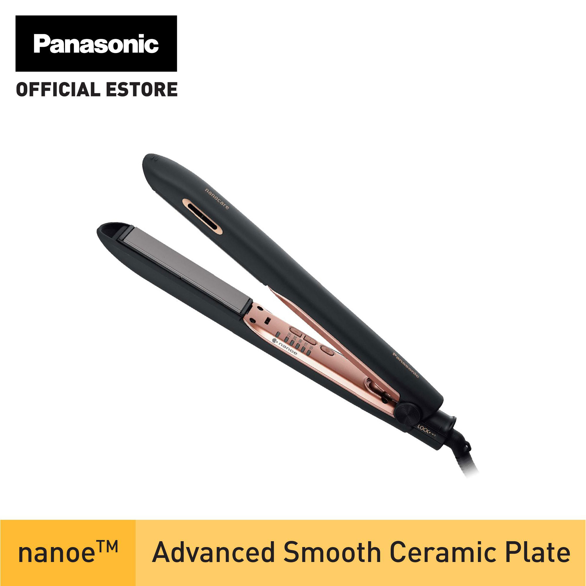 Panasonic Beauty Hair Straightener with nanoe™ Technology EH-HS99 ...