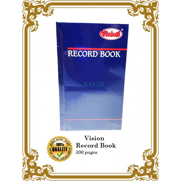 [mfVision Record Book / Log Book 300pages and 500pages 100% Legit ️ ...
