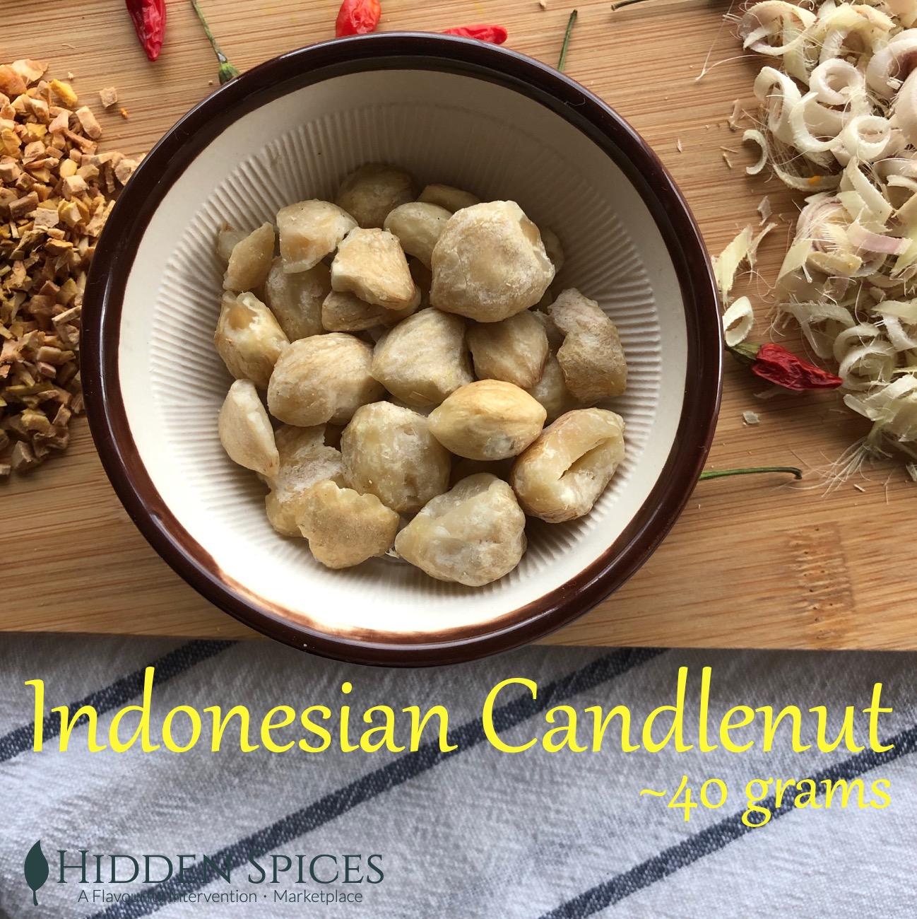 Indonesian Candlenut (40g) | Lazada PH