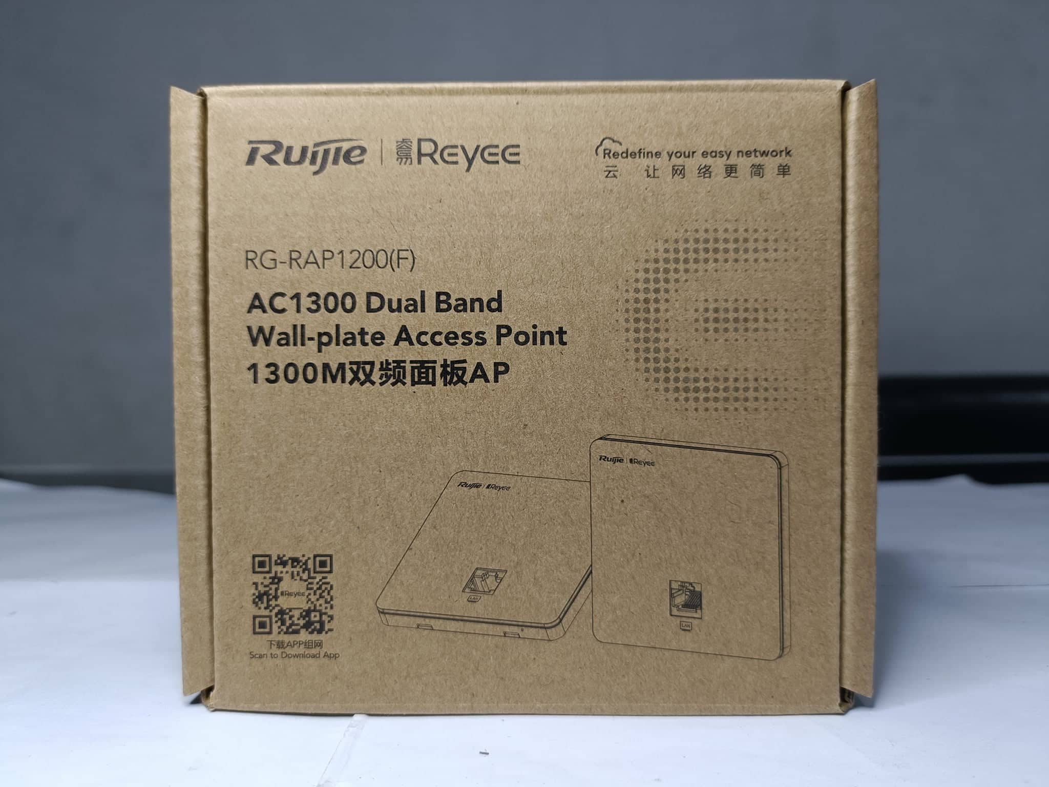Ruijie RG-RAP1200(F) AC1300 Dual Band Wall-Plate Access Point | Lazada PH