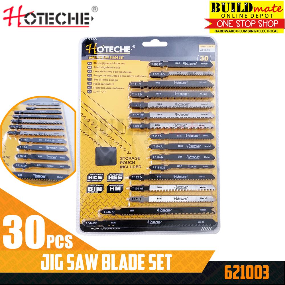 BUILDMATE Hoteche Heavy Duty Jigsaw Blade 30PC SET HSS HCS BIM HM ...