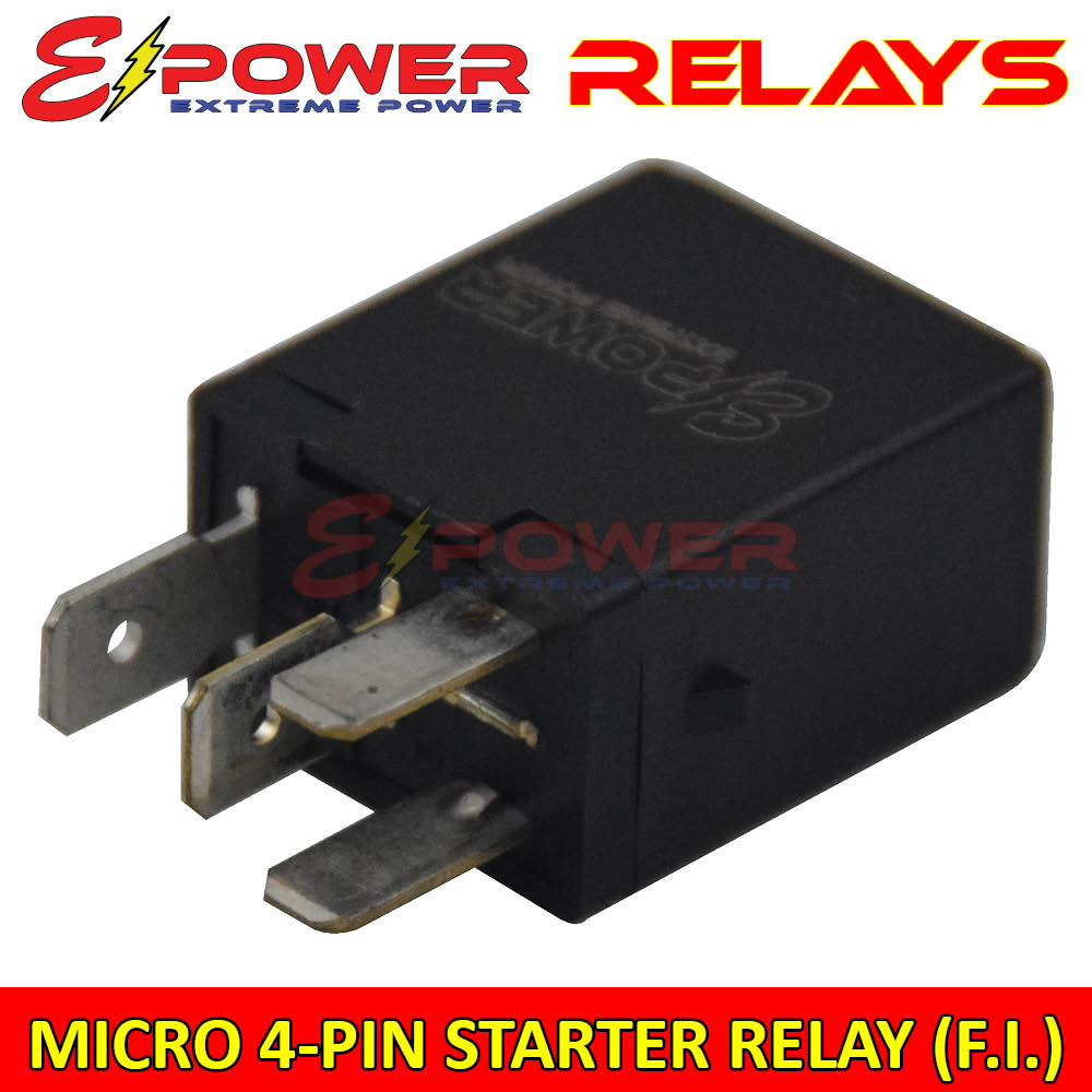 E-Power Micro 4-Pin Starter Relay for Fuel Injection Models | Lazada PH