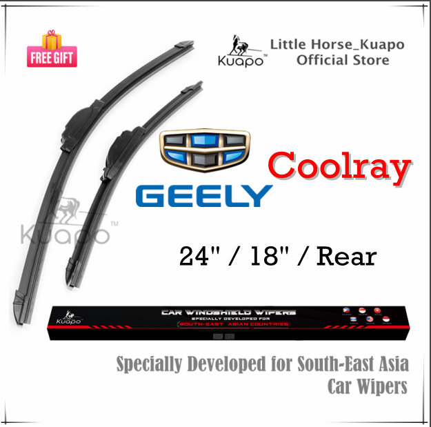 Geely Coolray Wiper Blade for COOL RAY Car Window Wipers Set (silicone ...