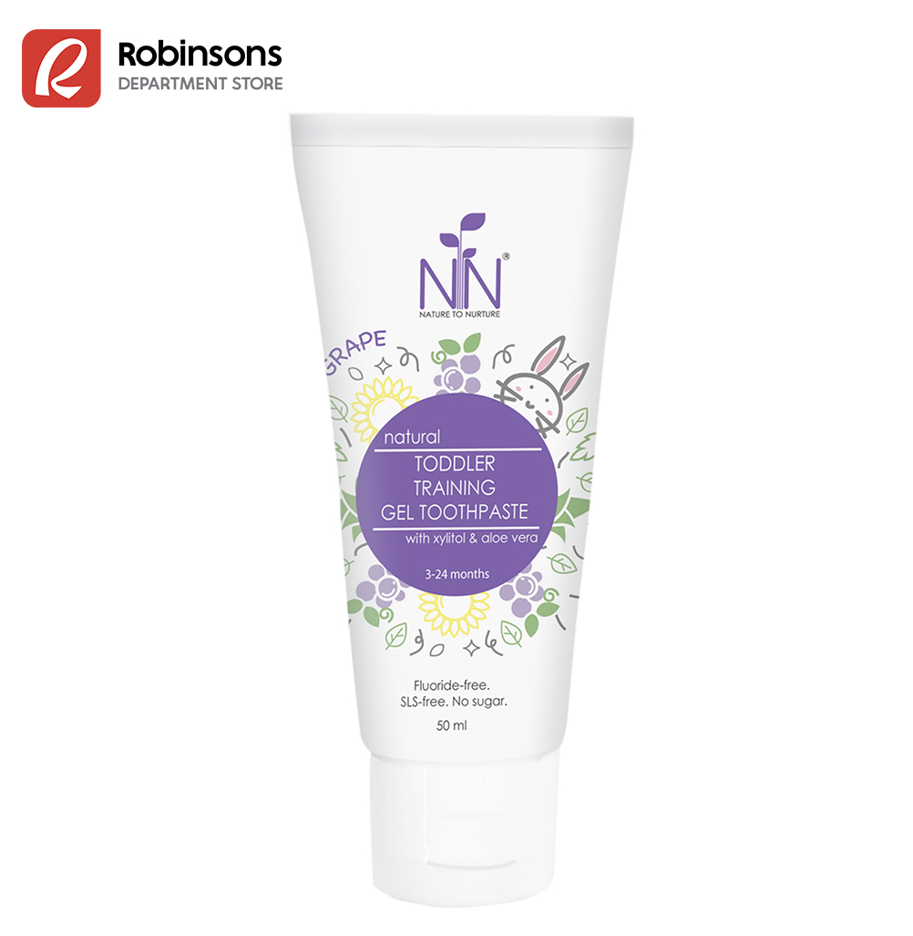 Nature to Nurture Toddler Training Gel Toothpaste Grape 50ml | Lazada PH