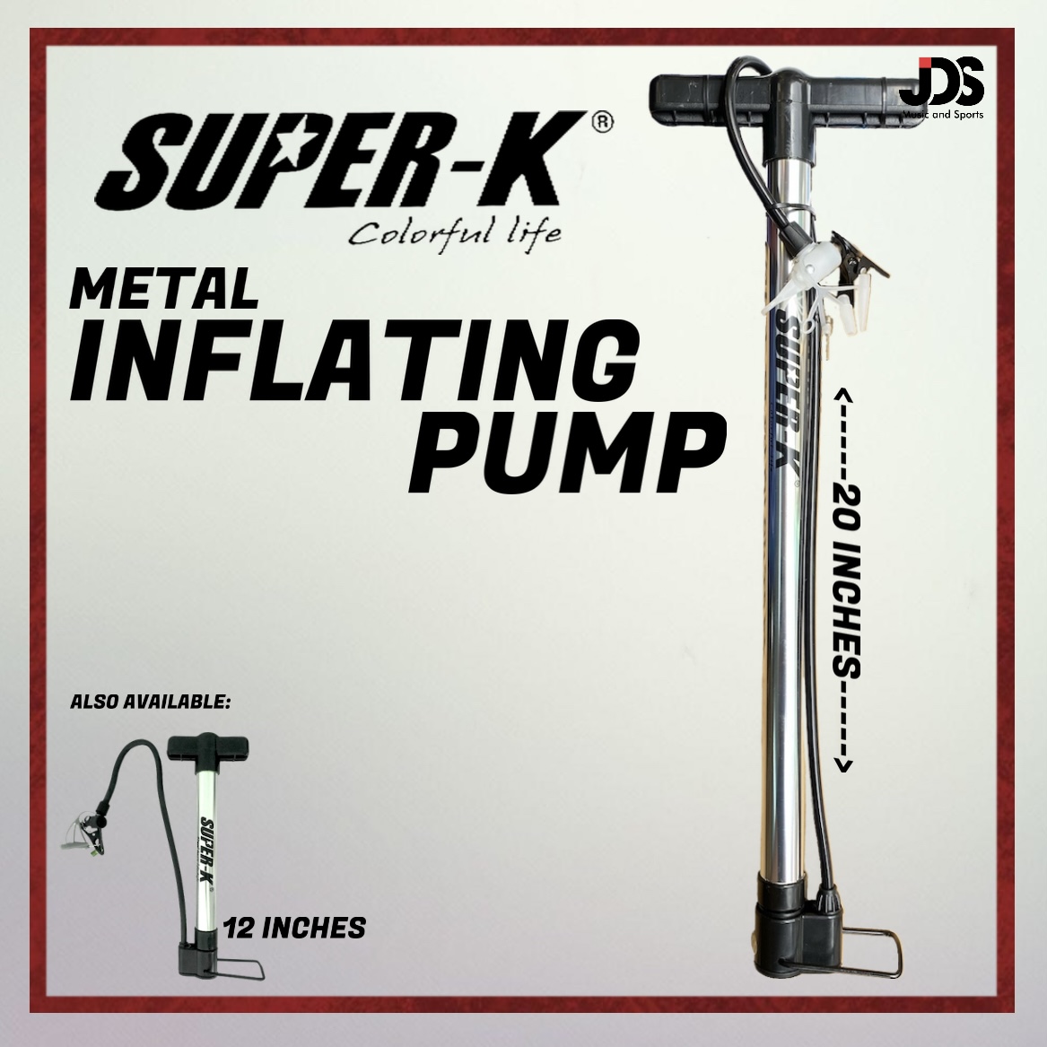 Super K Metal Inflating Pump | Lazada PH