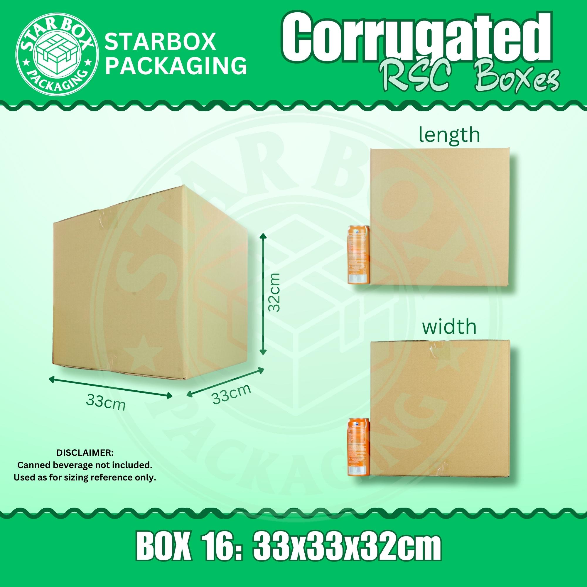 Starbox (16 Sizes Available) Corrugated Box RSC Box Shipping Box ...