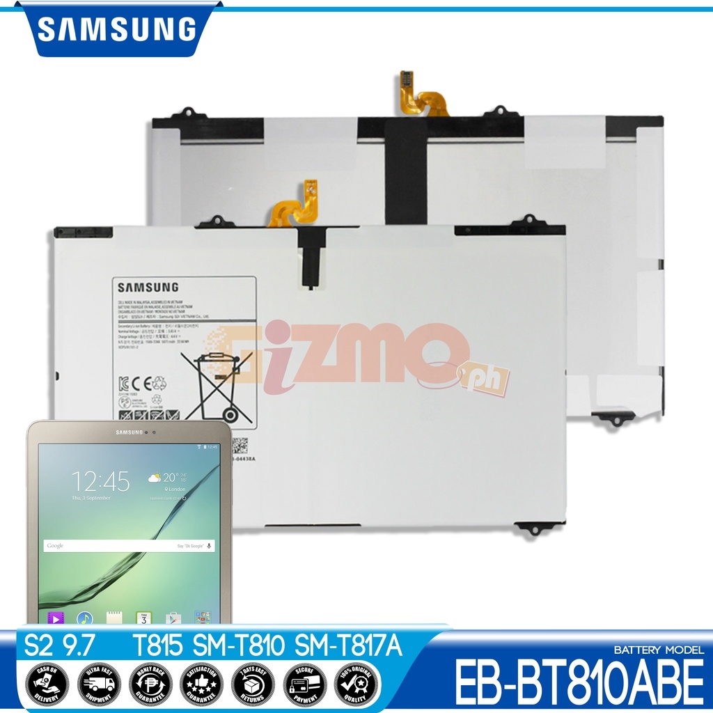 Tab 9.7 T810 / T815 Model EB-BT810ABA Battery Original Equipment ...