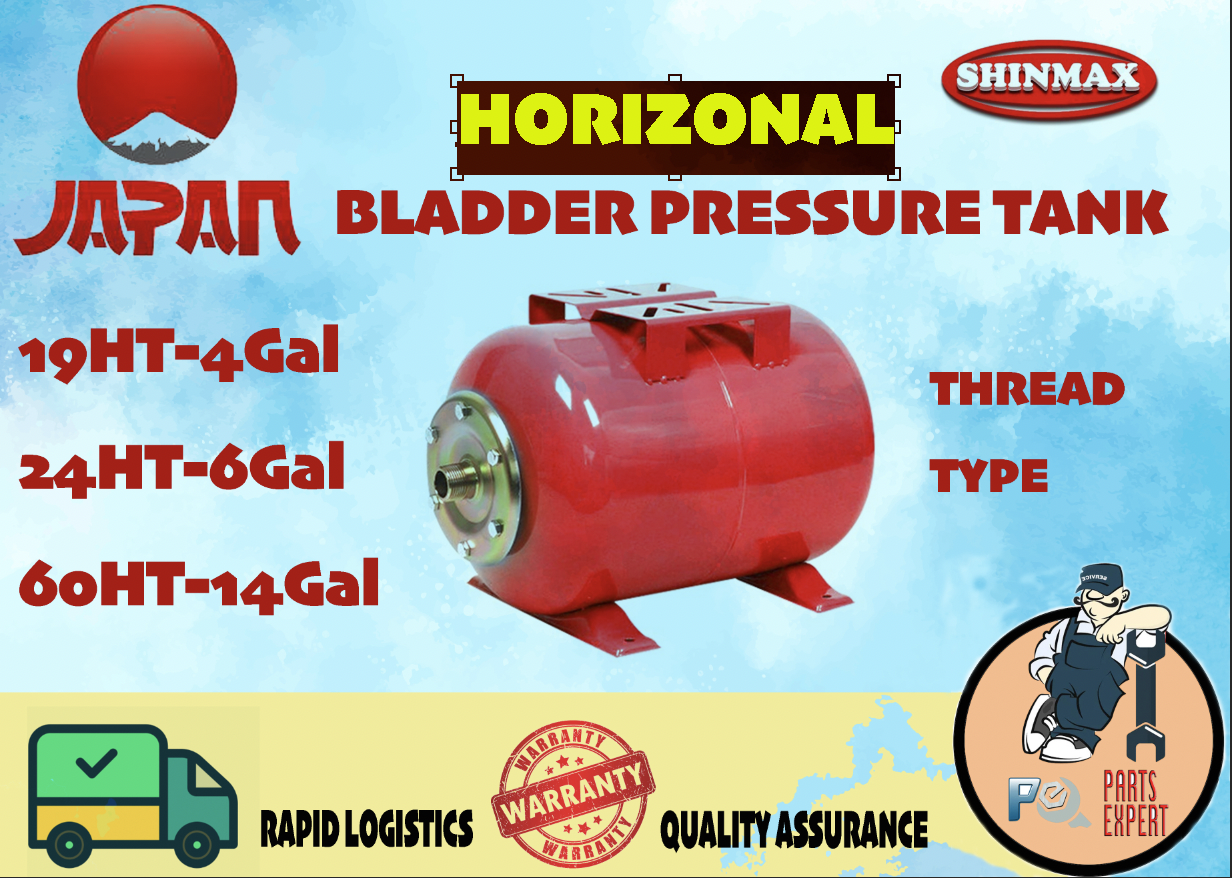 Horizontal Bladder Tank 19HT 24HT 60HT Pressure Tank Diaphragm Fully ...