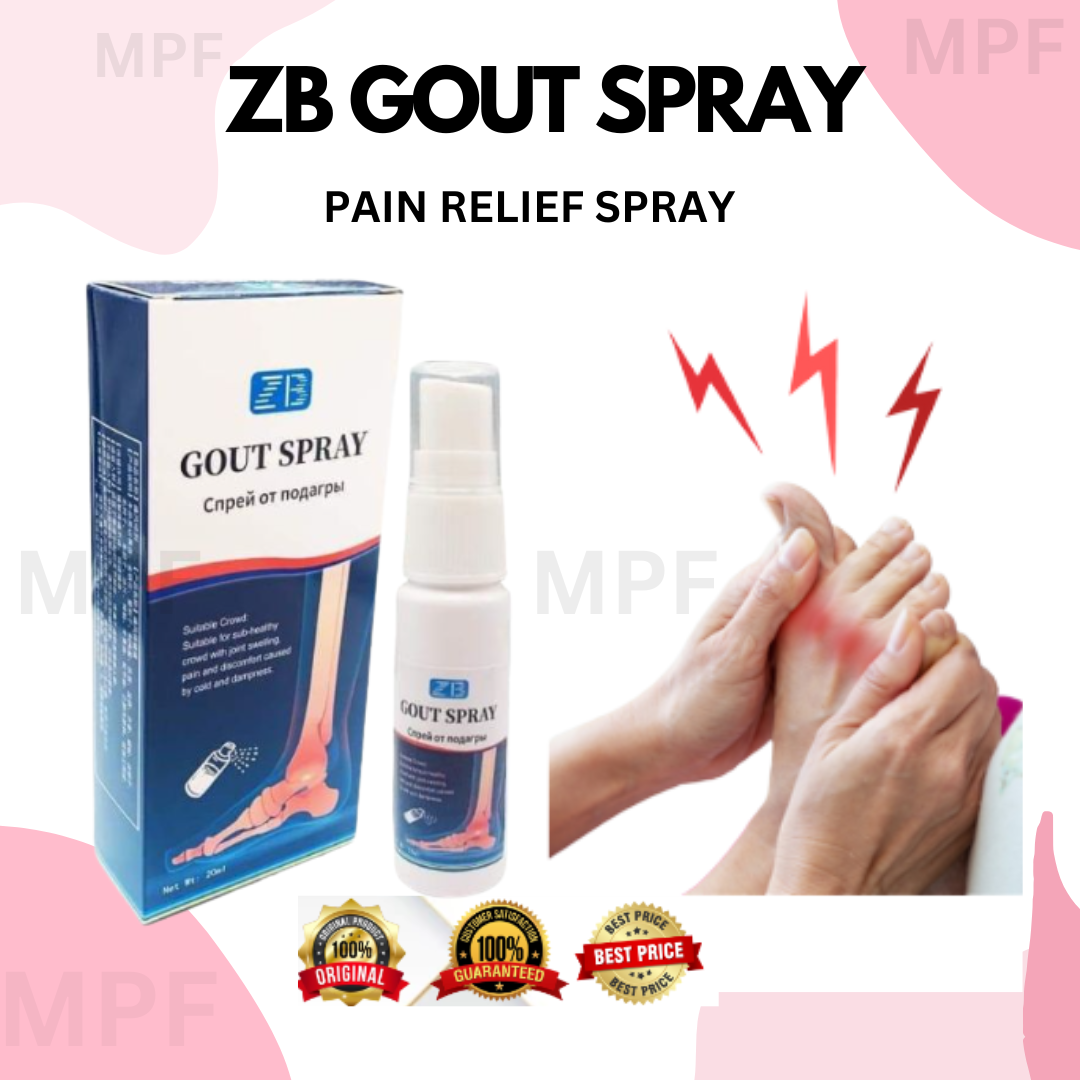 100% Effective ZB Gout Spray Arthritis Pain Spray Gout Relief Spray ...