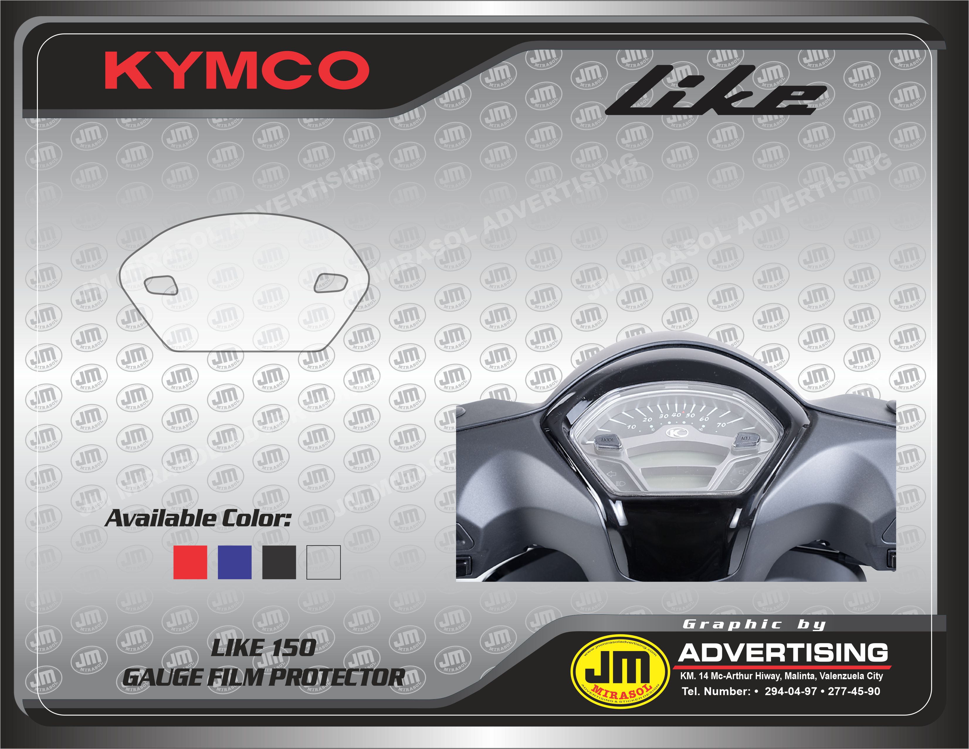 Kymco like 150 Gauge Film Protector | Lazada PH