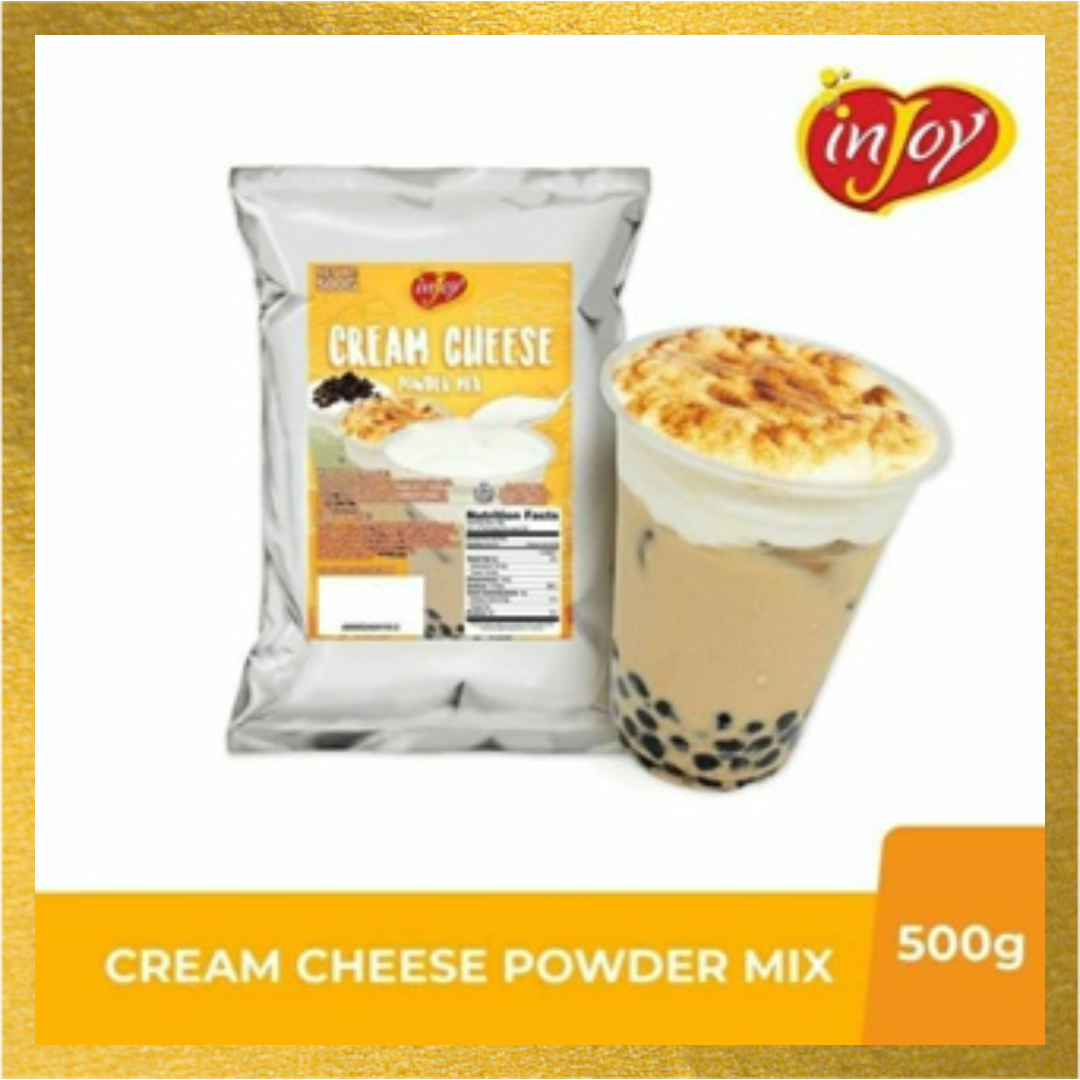 (LAZ 5) Cream Cheese Powder Mix for Milktea Toppings In-joy 500g ...