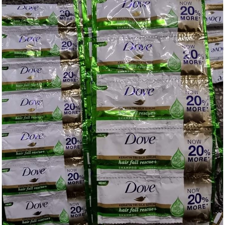Dove Sunsilk trio Dove Clear shampoo sachet by 12s | Lazada PH
