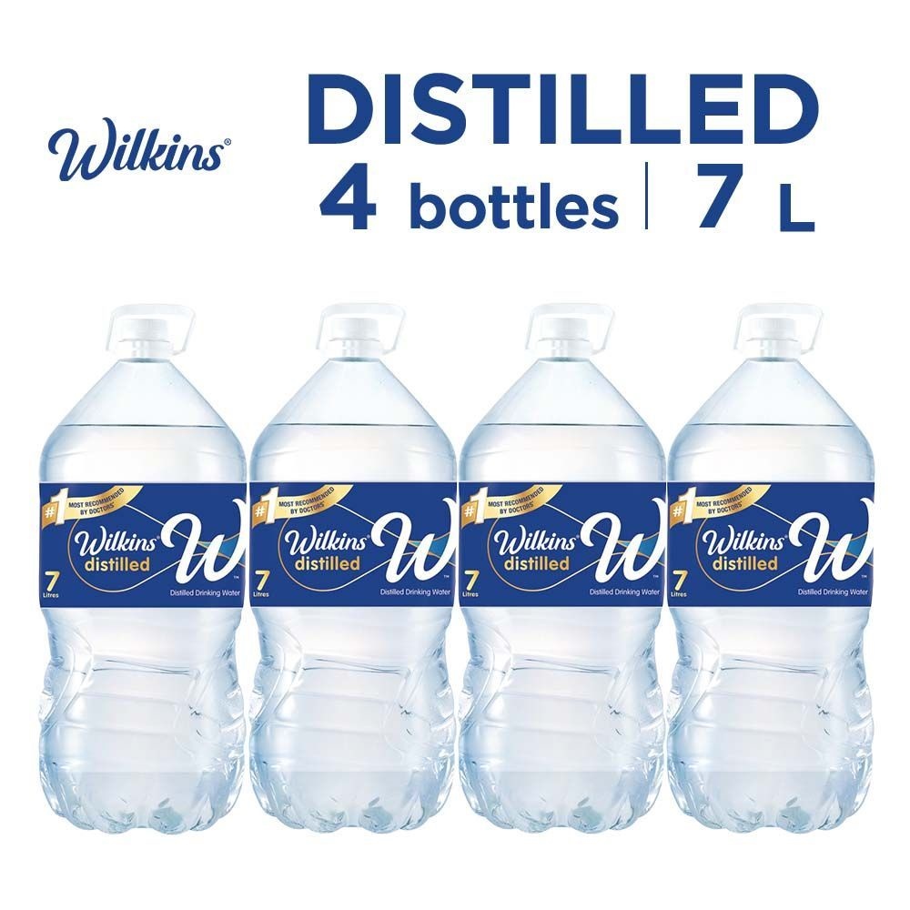 Mineral water Soda water Wilkins Distilled Water 7L - Pack of 4 | Lazada PH