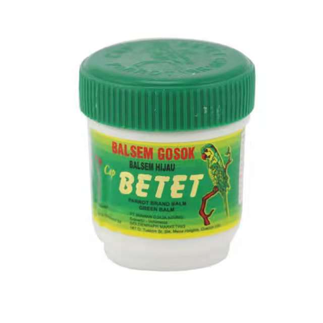 BALSEM GOSOK Betet Parrot Brand Green Balm 17.5 g (1PC) | Lazada PH