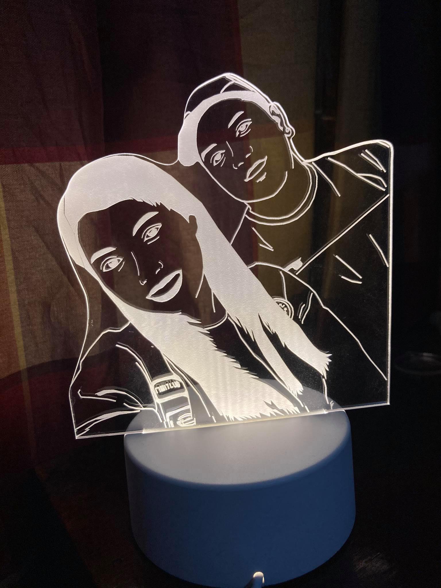 Customized Acrylic LED Lamp Personalized Lights | Lazada PH