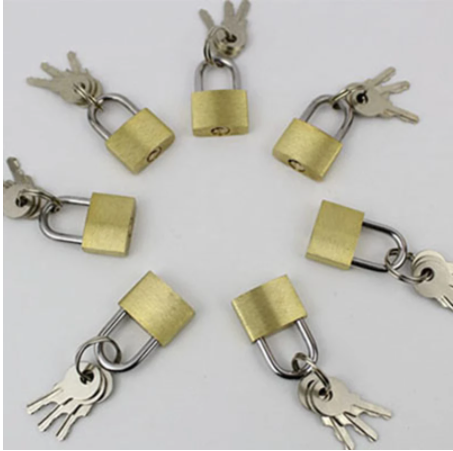 KCS Brass Lock Luggage Padlock Mini Small Lock Safety Metal Lock ...