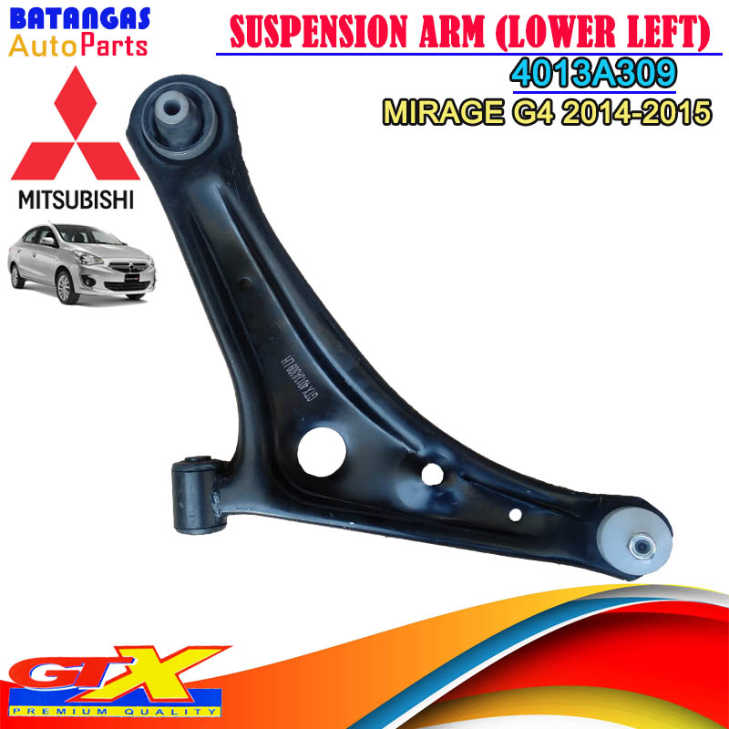 LOWER LEFT SUSPENSION ARM MITSUBISHI MIRAGE G4 2014-2015 GTX 4013A309 ...