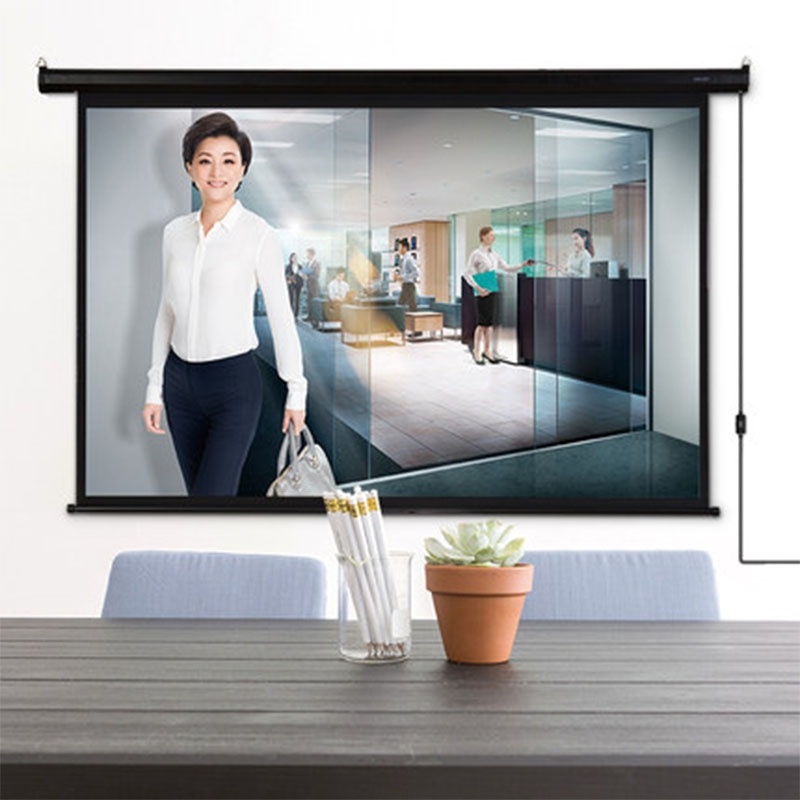 Deli 1 Year Warranty 4K Portable Projector Screen Home HD Screen ...