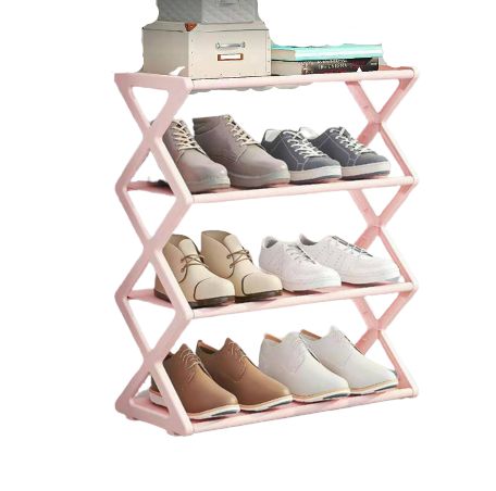 JH Creative X-shaped shoe rack, simple shoe rack | Lazada PH