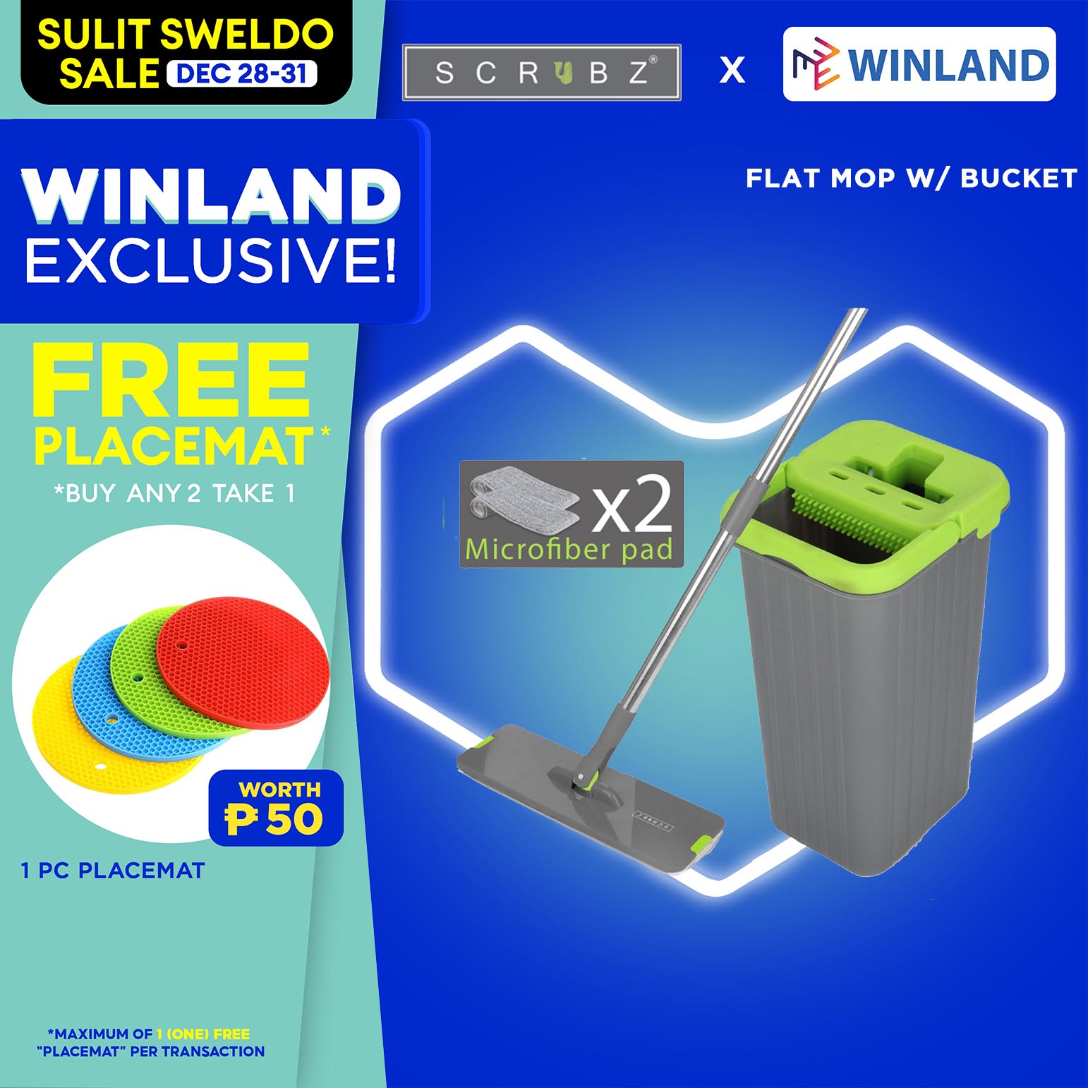 SCRUBZ by Winland Heavy Duty Cleaning Essentials Easy Grip Premium ...