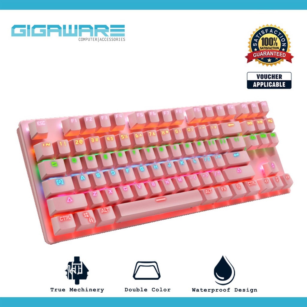Hot songbao66322 LEAVEN K550 Mechanical Keyboard 87Key With RGB Hot Swappable Wired Gaming ...