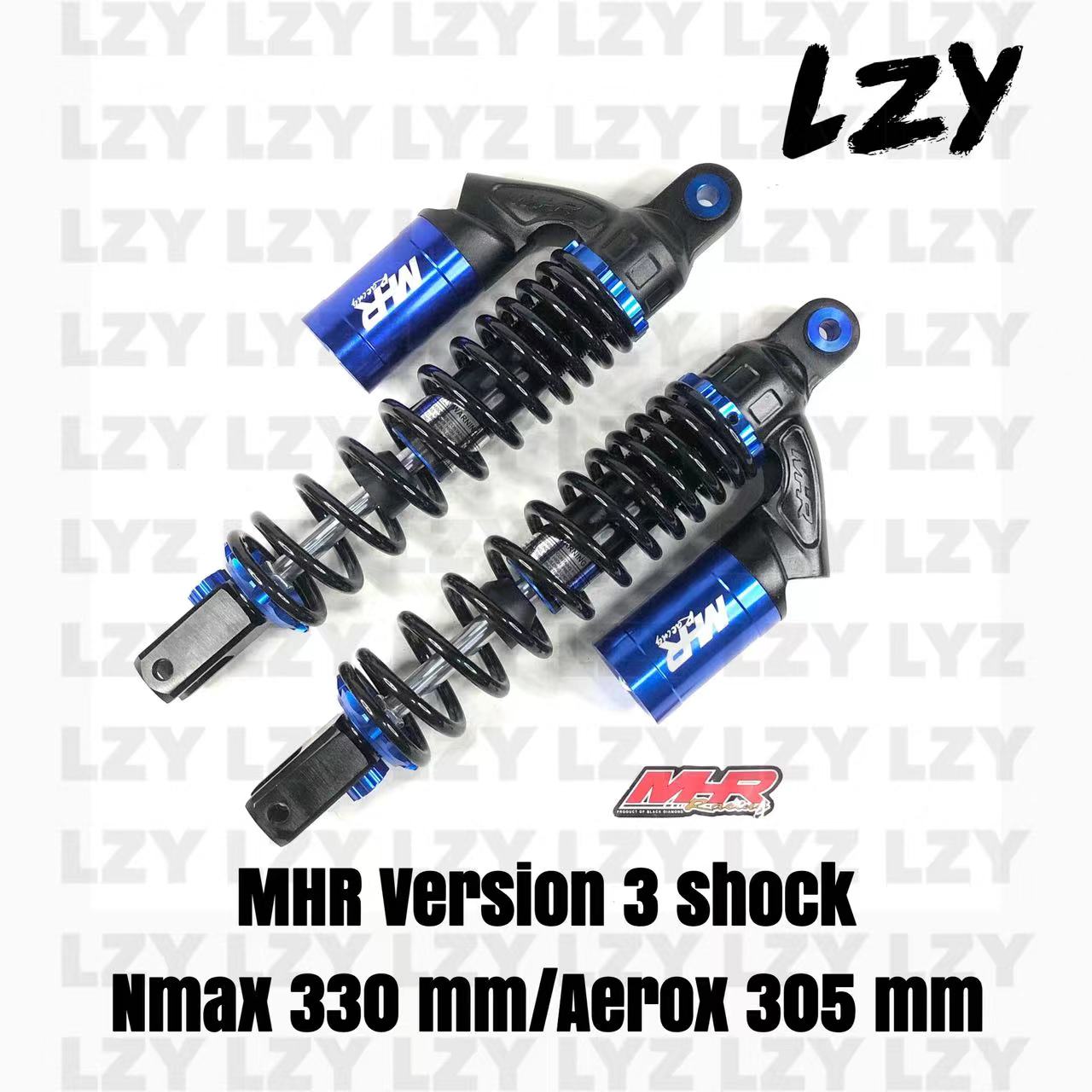 MHR Version 3 Shock Absorber Suspension for Nmax Aerox Universal 330mm ...
