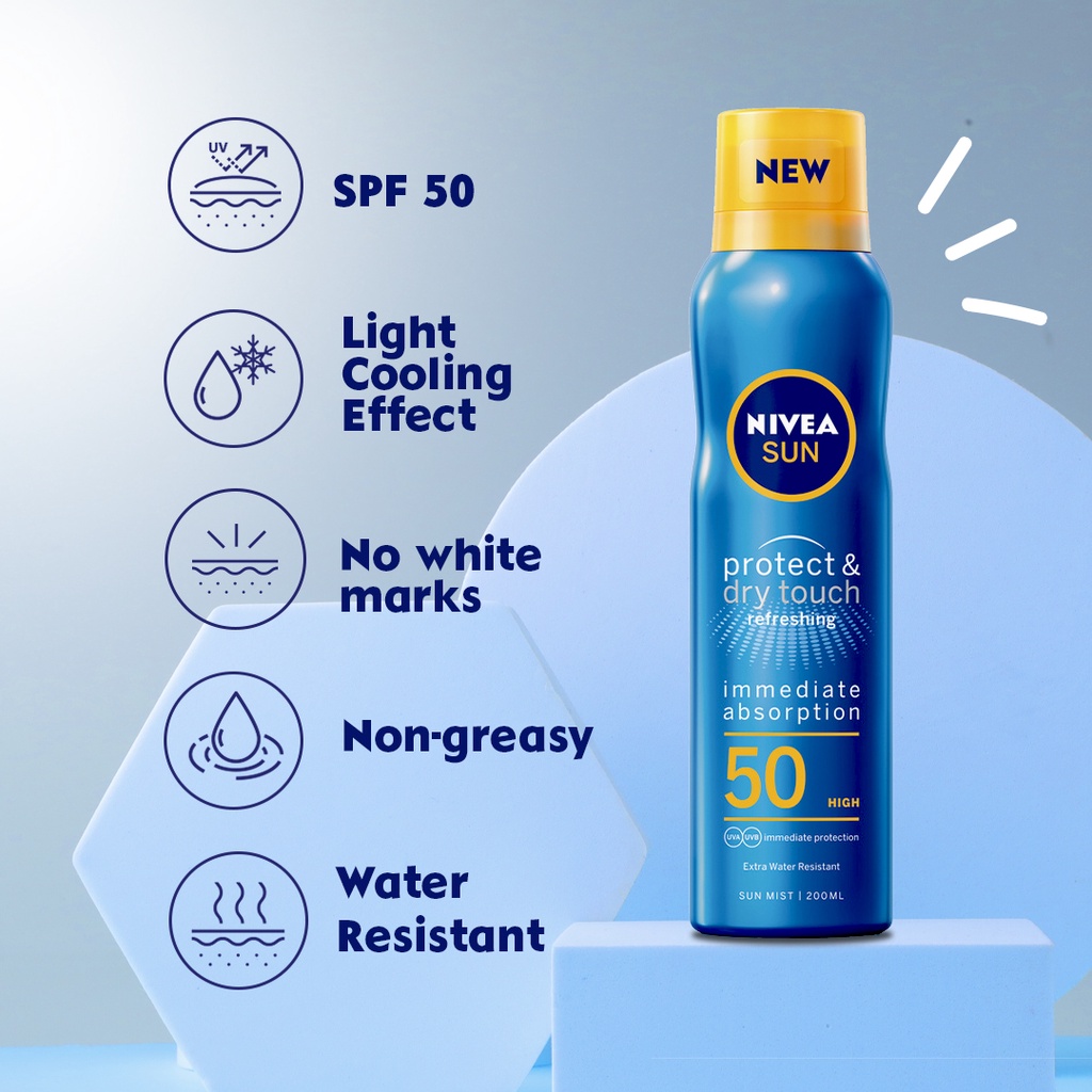 Nivea Sun Protect & Refresh Spray SPF50 75ml to 200ml | Lazada PH