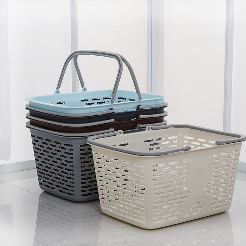 Shopping basket supermarket convenience store hand basket fruit basket ...