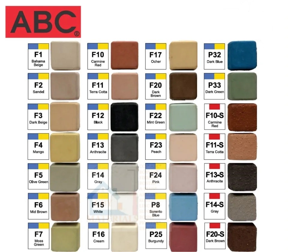 ABC TILE GROUT Variuos Colors 2kg per pack | Lazada PH