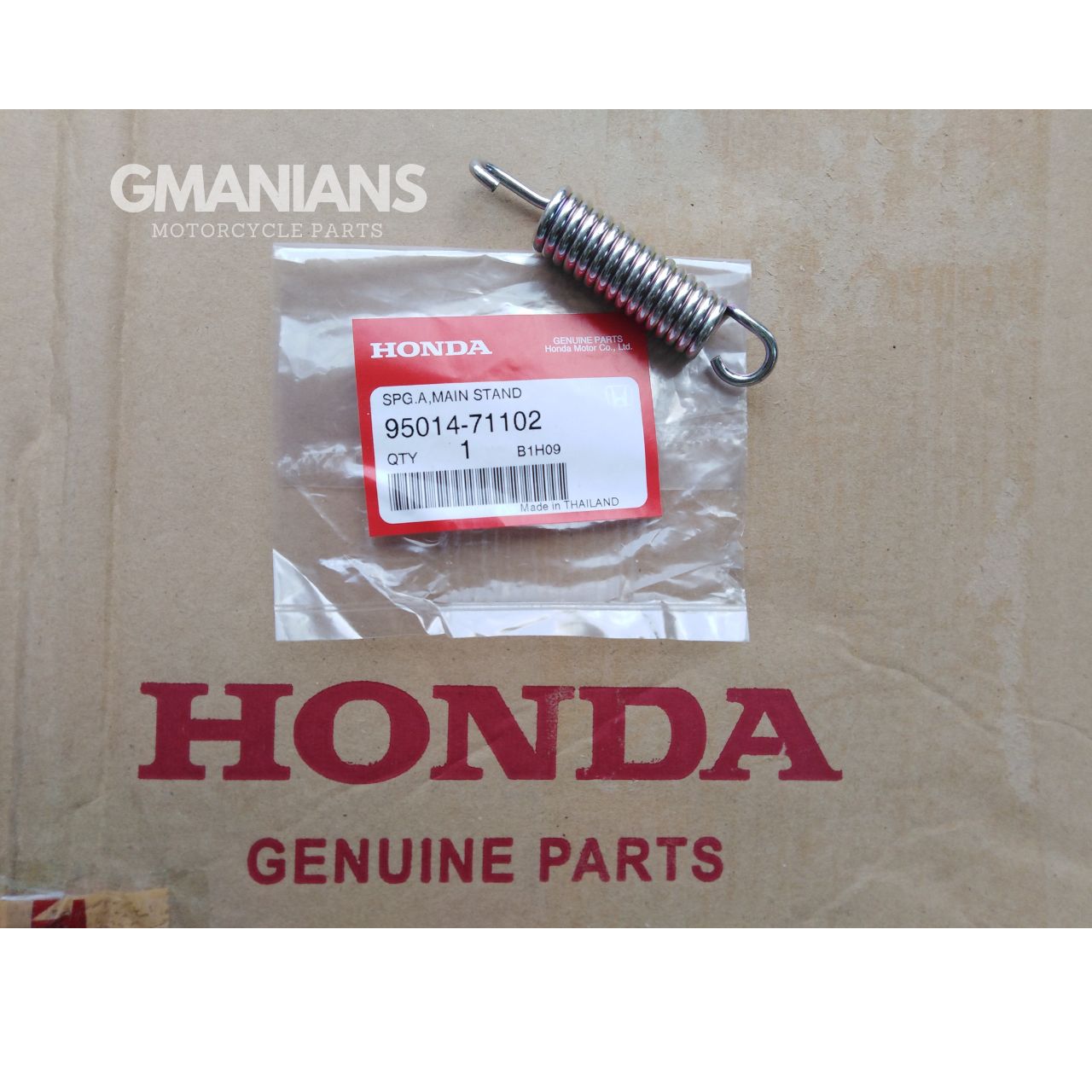 GMANIANS GENUINE SHAFT & SPRING FOR CENTER STAND XRM 125/ WAVE 125 ...