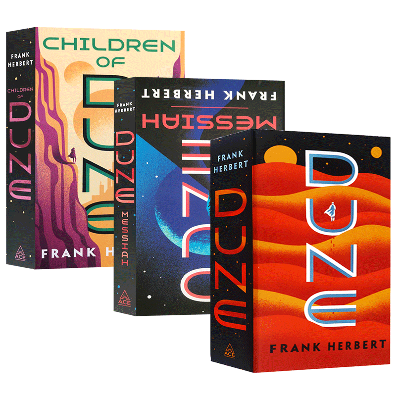 Dune 1-3 volume set English original novel dune, Savior of dune, son of ...