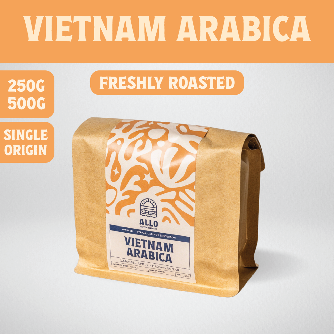Vietnam Arabica Freshly Roasted Coffee beans Allo Coffee Roasters ...