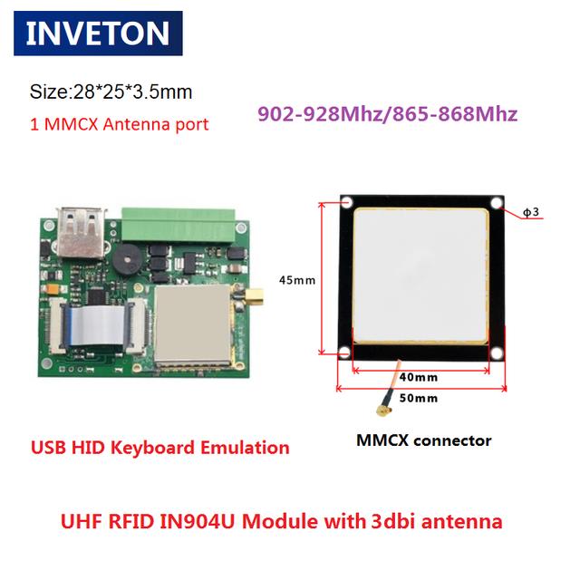 【CW】 Mini Embedded 1-8M Long Range UHF RFID Reader Module 865-868Mhz 902-928mhz with One Antenna ...