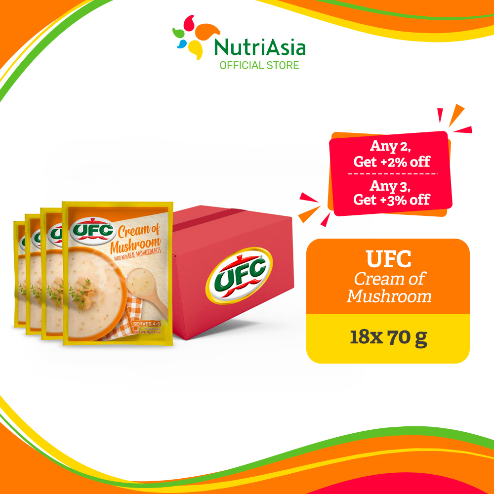 UFC Cream of Mushroom 70g Bundle of 18 | Lazada PH