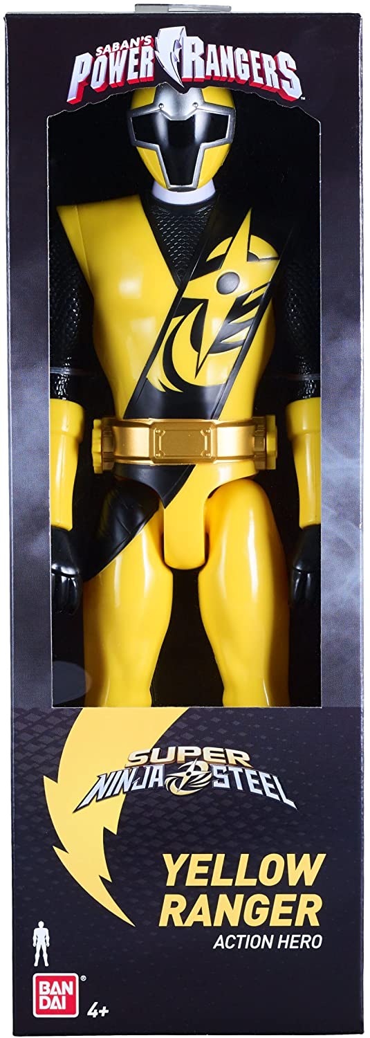 Power Rangers Super Ninja Steel Yellow Ranger Action Hero | Lazada PH