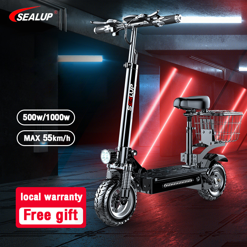 1 Year Warranty SEALUP scooter for adult LCD screen Waterproof Lithium ...