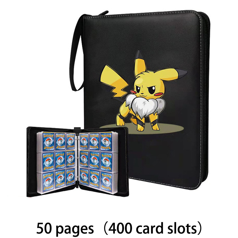 4 pocket Pokemon 400 Card Album book Playing Game VMAX GX Cards Binder ...