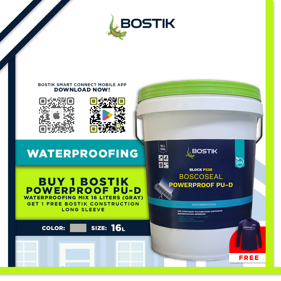 Buy 1 Bostik Block P530 Boscoseal Powerproof PU-D Waterproofing Mix 16 ...