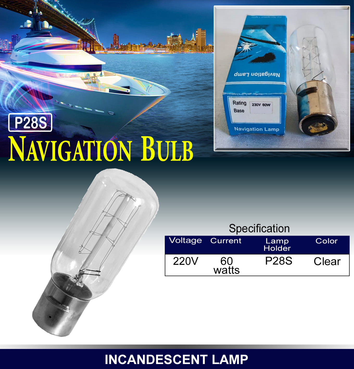 NAVIGATION BULB P28S | Lazada PH