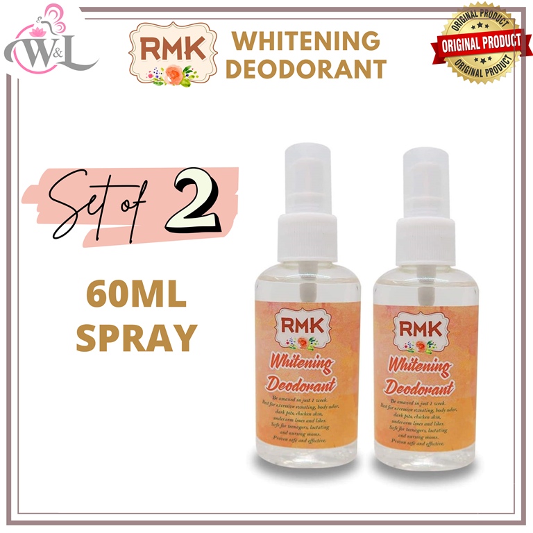 Set of 2 RMK Whitening Deodorant (60ml Spray) | Lazada PH