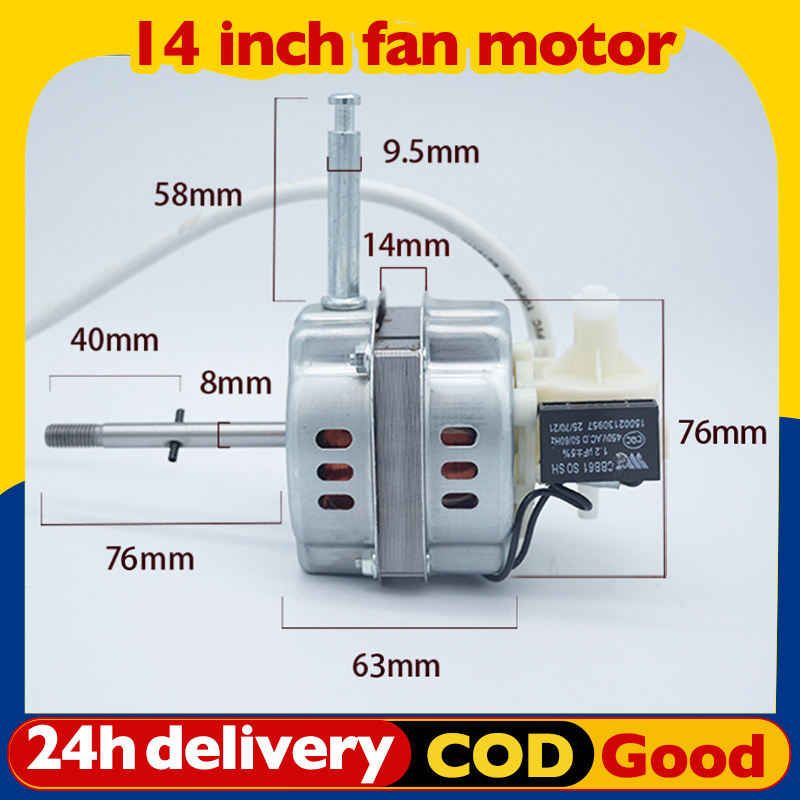 【24hours delivery】14"16" Motor for Standfan Fan Motor Replacement 220V ...