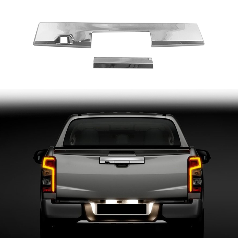 【Ready Stock&COD】Car Chrome ABS Rear Trunk Gate Door Handle Bowl Cover ...