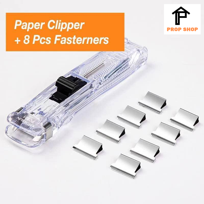 Prop Shop Office Supplies Clip Push Clipper Paper Fixing Organizing ...