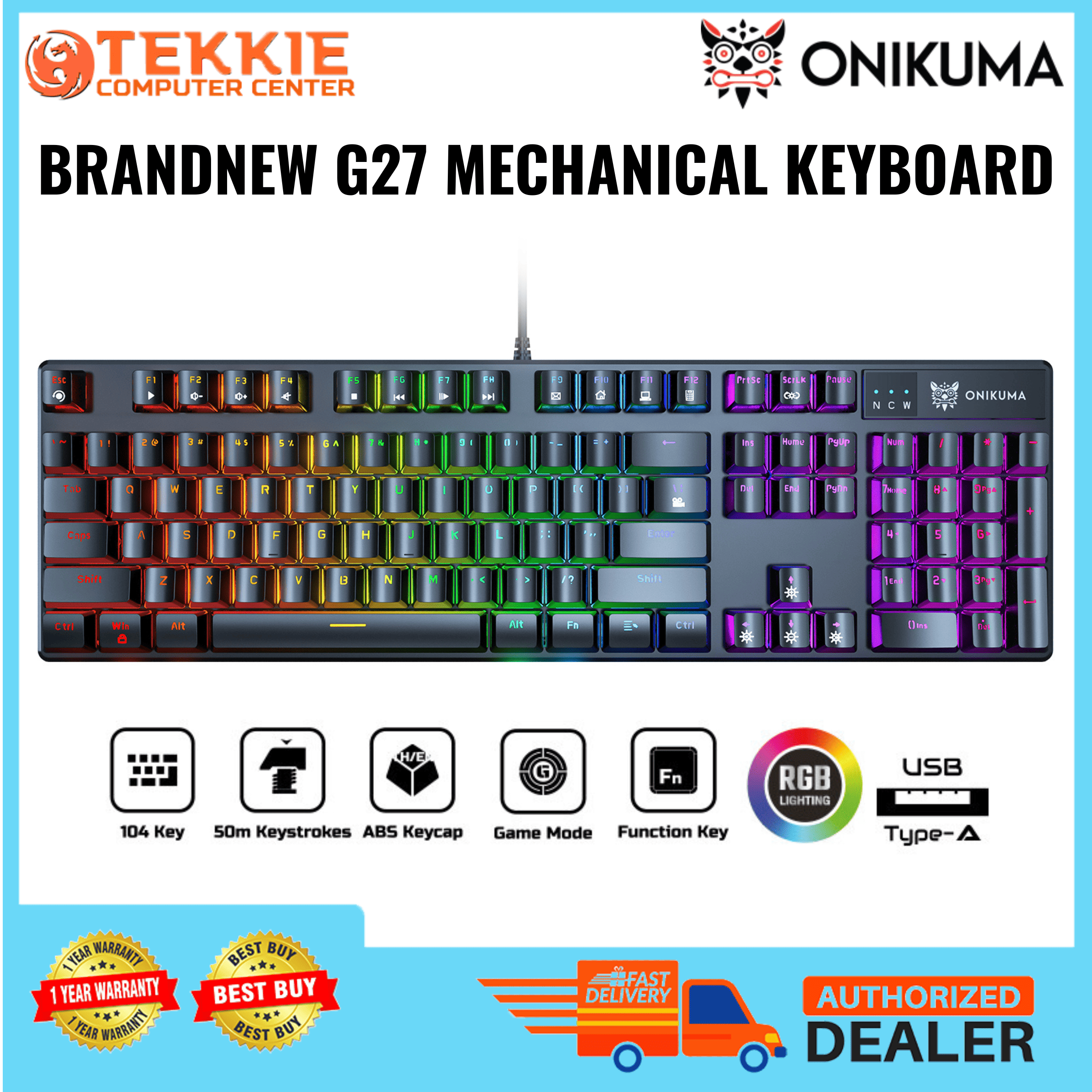 BRANDNEW G27 MECHANICAL KEYBOARD | Lazada PH