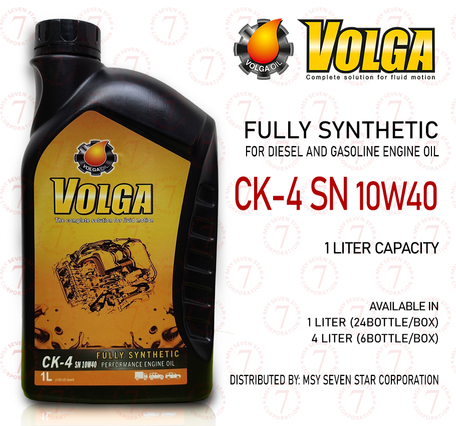 VOLGA CK-4/SN 10W40 1L FULLY SYNTHETIC HIGH PERFORMANCE ENGINE OIL ...