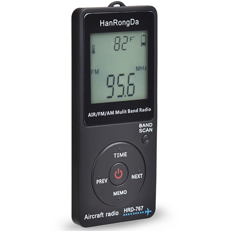 HanRongDa Radio Aircraft Band Receiver FM/AM/AIR Radio World Band with ...